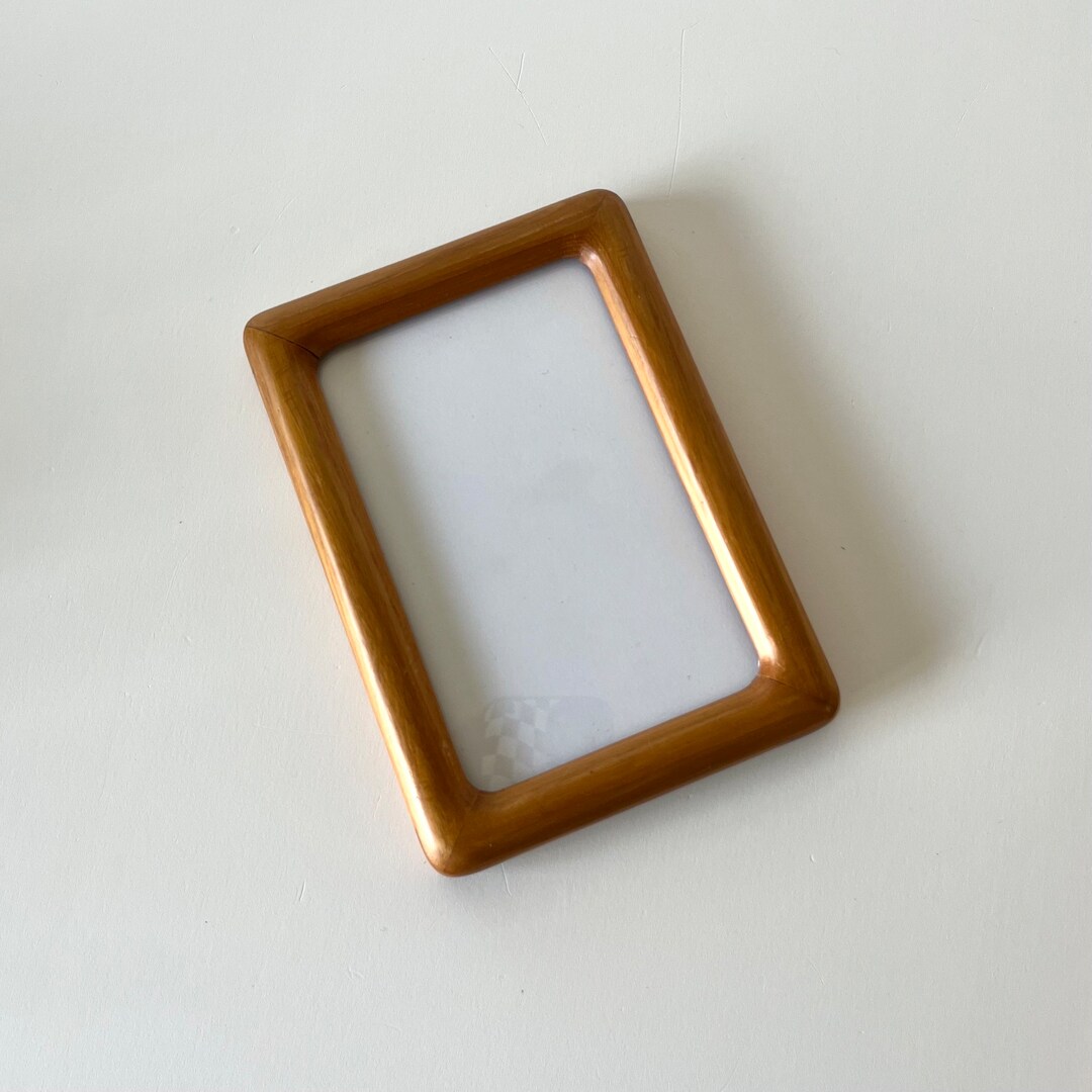 Rounded Corner Wood Photo Frame 4 X 6 - Etsy