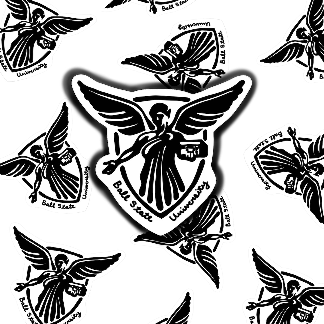Ball State University Logo Sticker | Made With Waterproof Vinyl for ...
