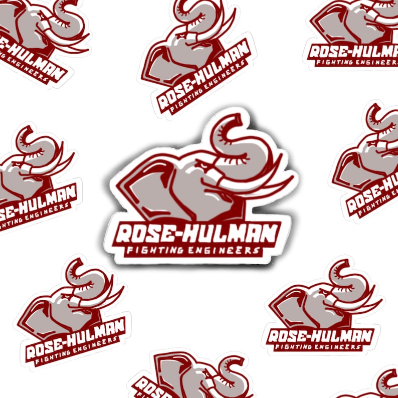 Rose-hulman Institute of Technology Logo Sticker | Made With Waterproof ...
