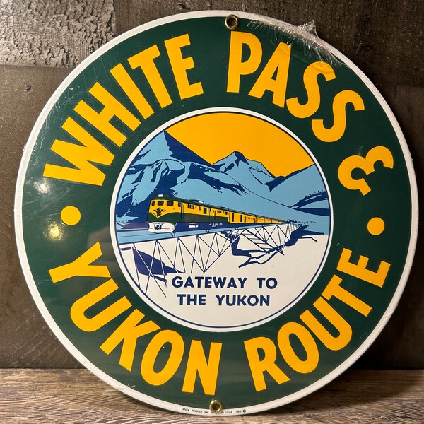 Railroad Porcelain Signs - Etsy