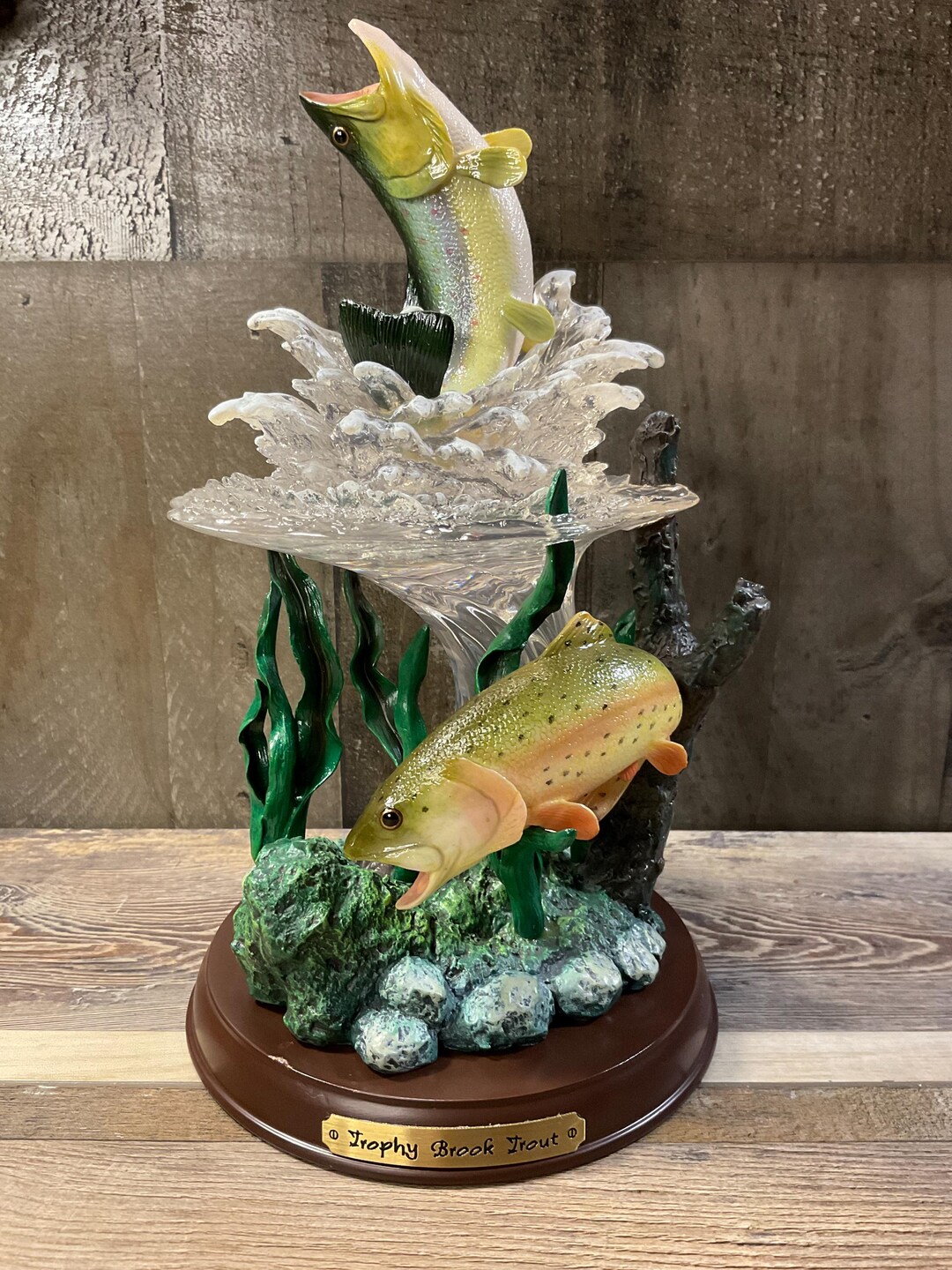 2004 Bradford Exchange the Trophy Trout Collection trophy Brook Trout ...