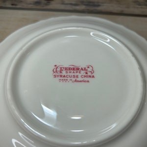 Vintage Teacup and Saucer -federal Shape -syracuse China -suzanne ...