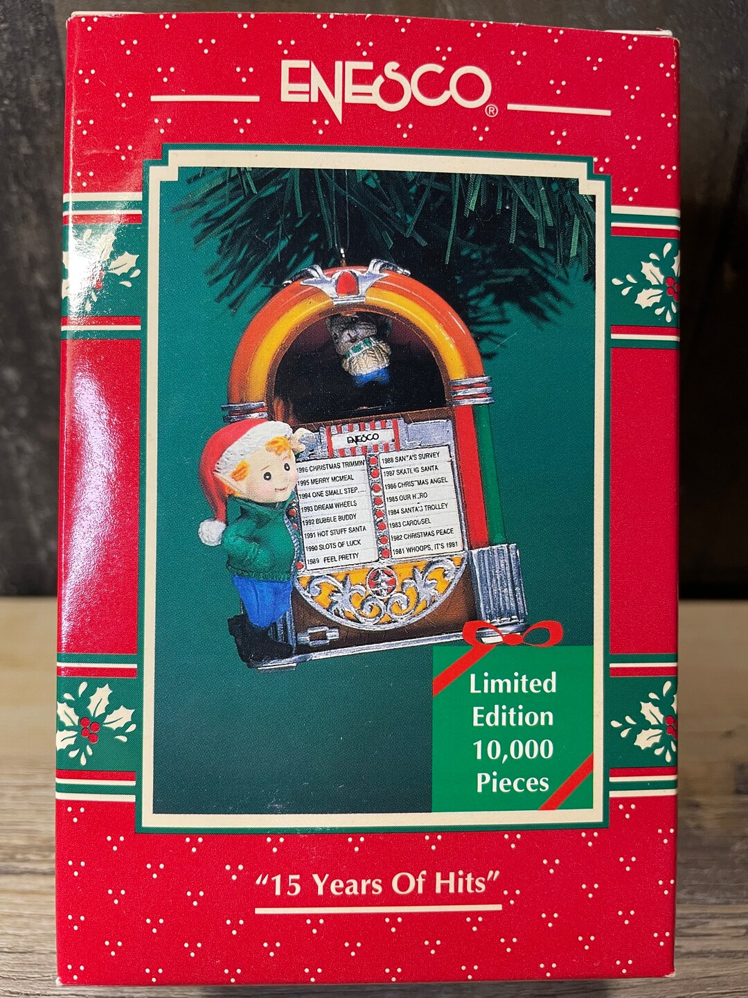 1996 Enesco -treasury of Christmas Ornament “!5 Years of Hits” -limited ...
