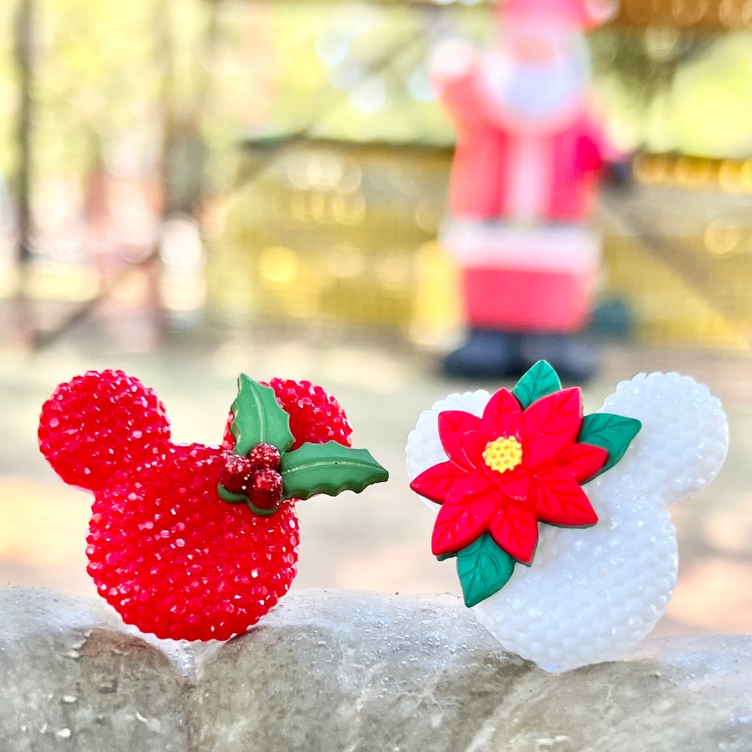 Mickey Mouse Inspired Holiday Sparkle Statement Adjustable Ring. Mint ...