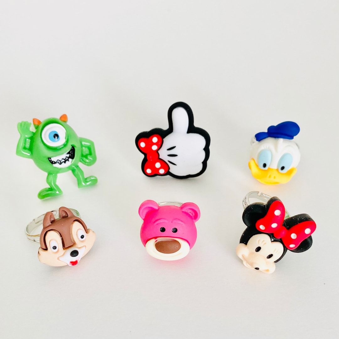 Disney Pixar Inspired Character Adjustable Rings. Toy Story Ring ...