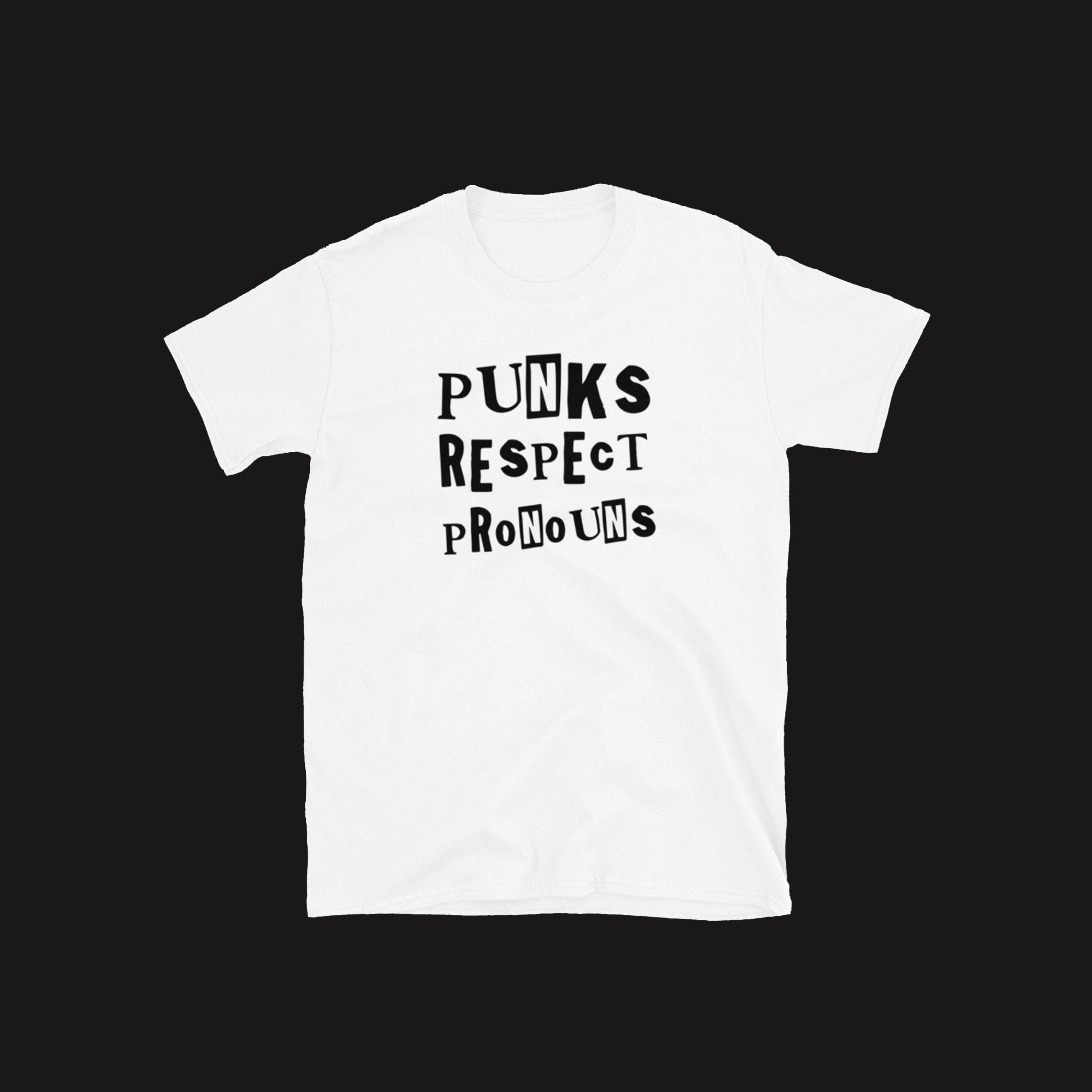 LGBTQ punks Respect Pronouns T-shirt Unisex - Etsy