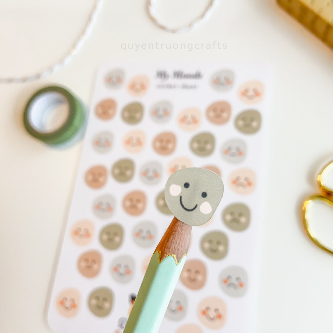 My Moods Sticker Sheet | Etsy