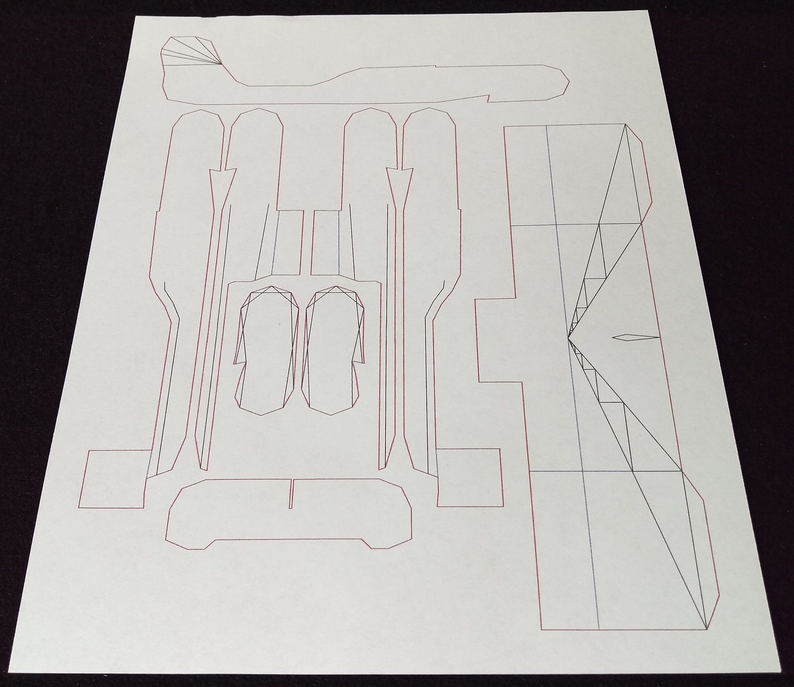 Star Streak Flying Paper Airplane Plans - Etsy