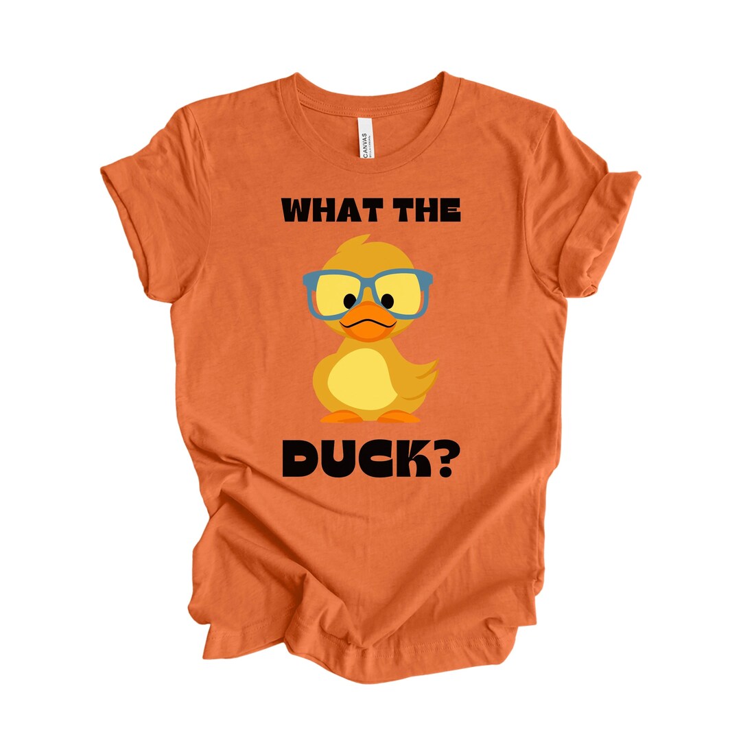 What the Duck Shirt, Funny Graphic Duck Tee, Silly Duck Tee, Funny Duck ...