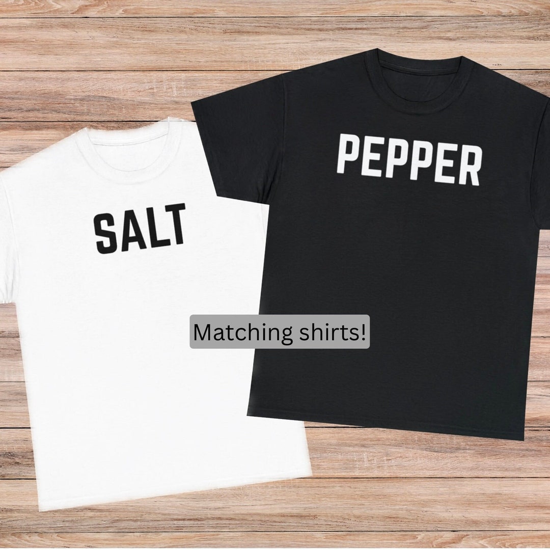 Salt OR Pepper Shirt, Halloween Costume, Matching Shirts, Salt, Pepper ...