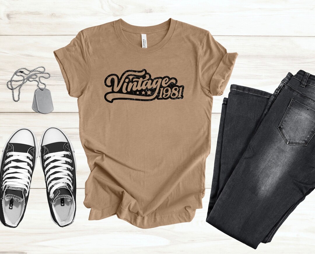 Vintage 1981 Tee, 1981 Shirt, 1981 Vintage Shirt, 1981 Shirt, 42nd ...