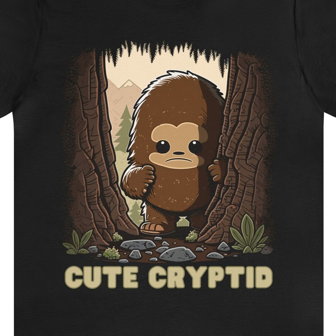 Cute Cryptic Shirt, Bigfoot Shirt, UFO Tee, Sasquatch T-shirt, Funny ...