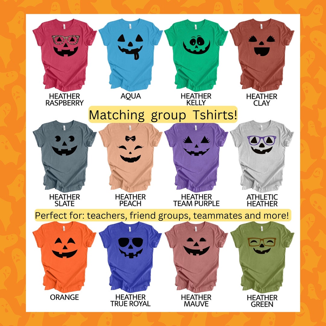 Matching Jack O Lantern Pumpkin Shirts, Team Shirts, Teacher Shirts ...