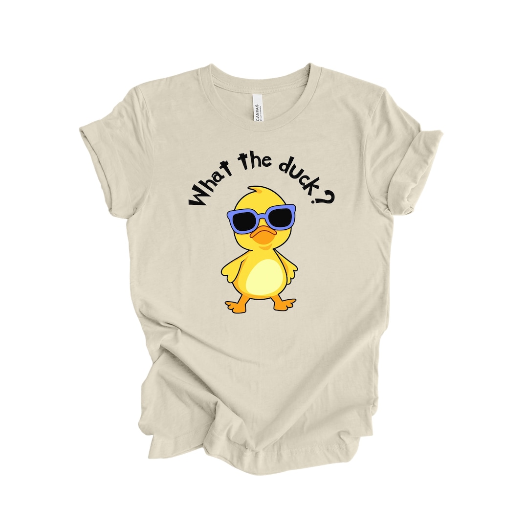 What the Duck Shirt, Funny Graphic Duck Tee, Silly Duck Tee, Funny Duck ...