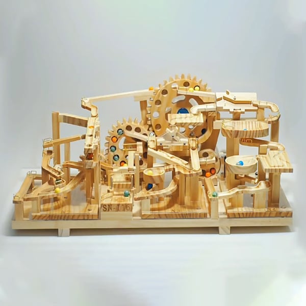 Wooden Marble Run - Etsy