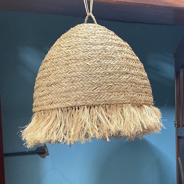 Seagrass Pendant Light - Etsy