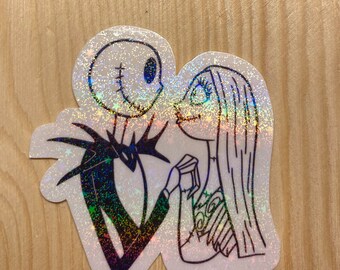 Jack and Sally Stickers - Etsy
