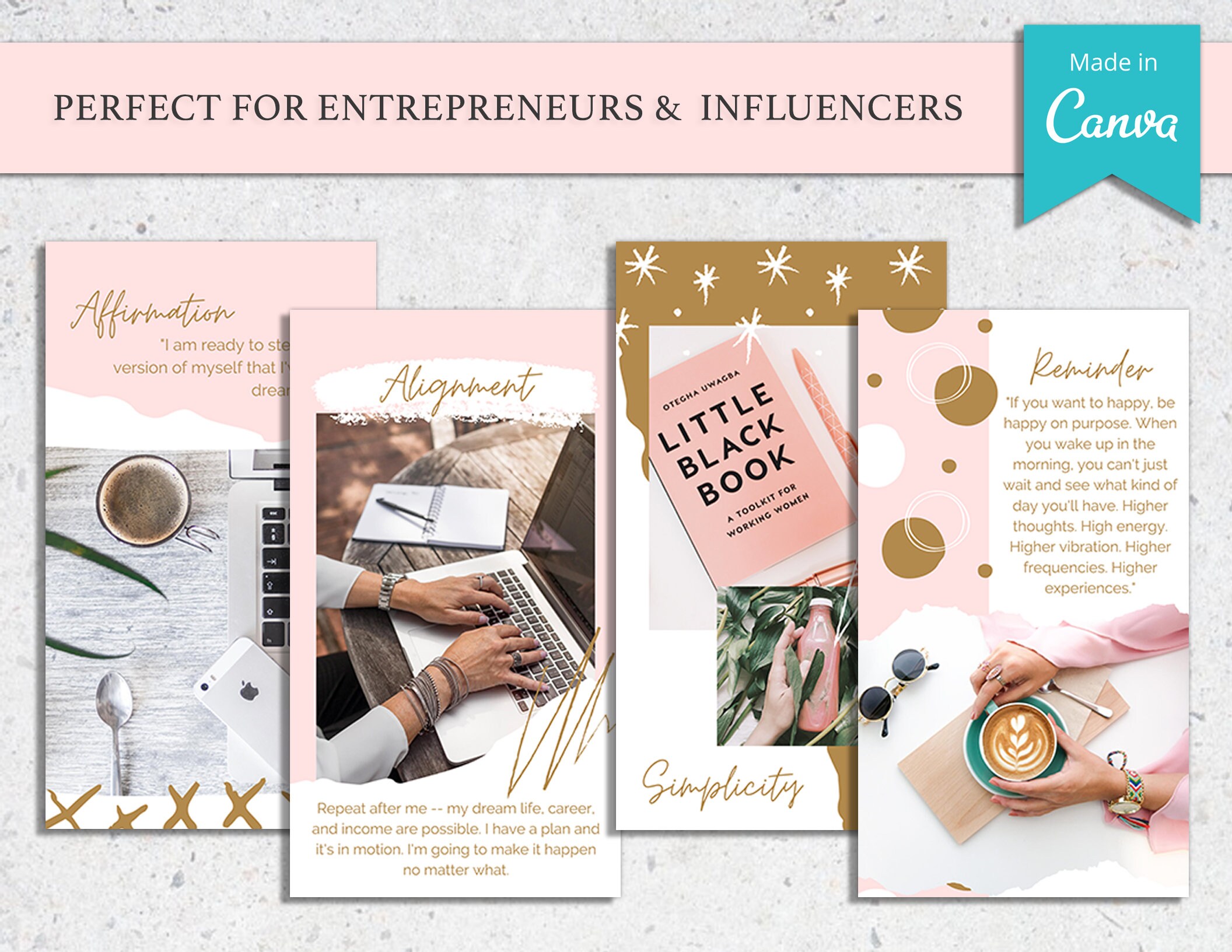 30 HER HUSTLE Instagram Story Templates Instagram Canva - Etsy