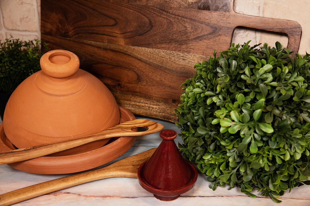 Moroccan Handmade Clay Cooking Tagine Vessel - Etsy