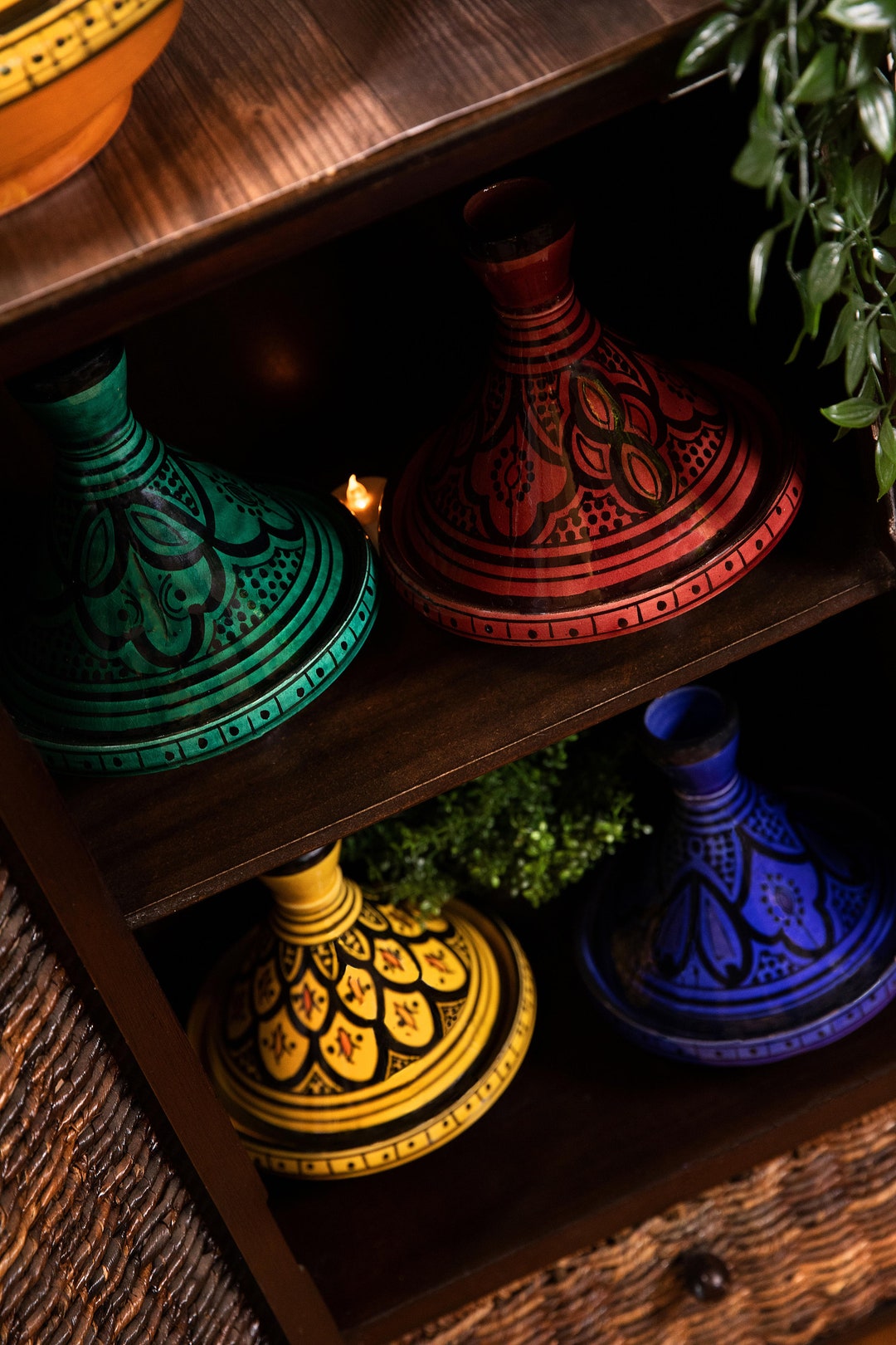 Moroccan Handmade Serving Tagine Vessel - Etsy
