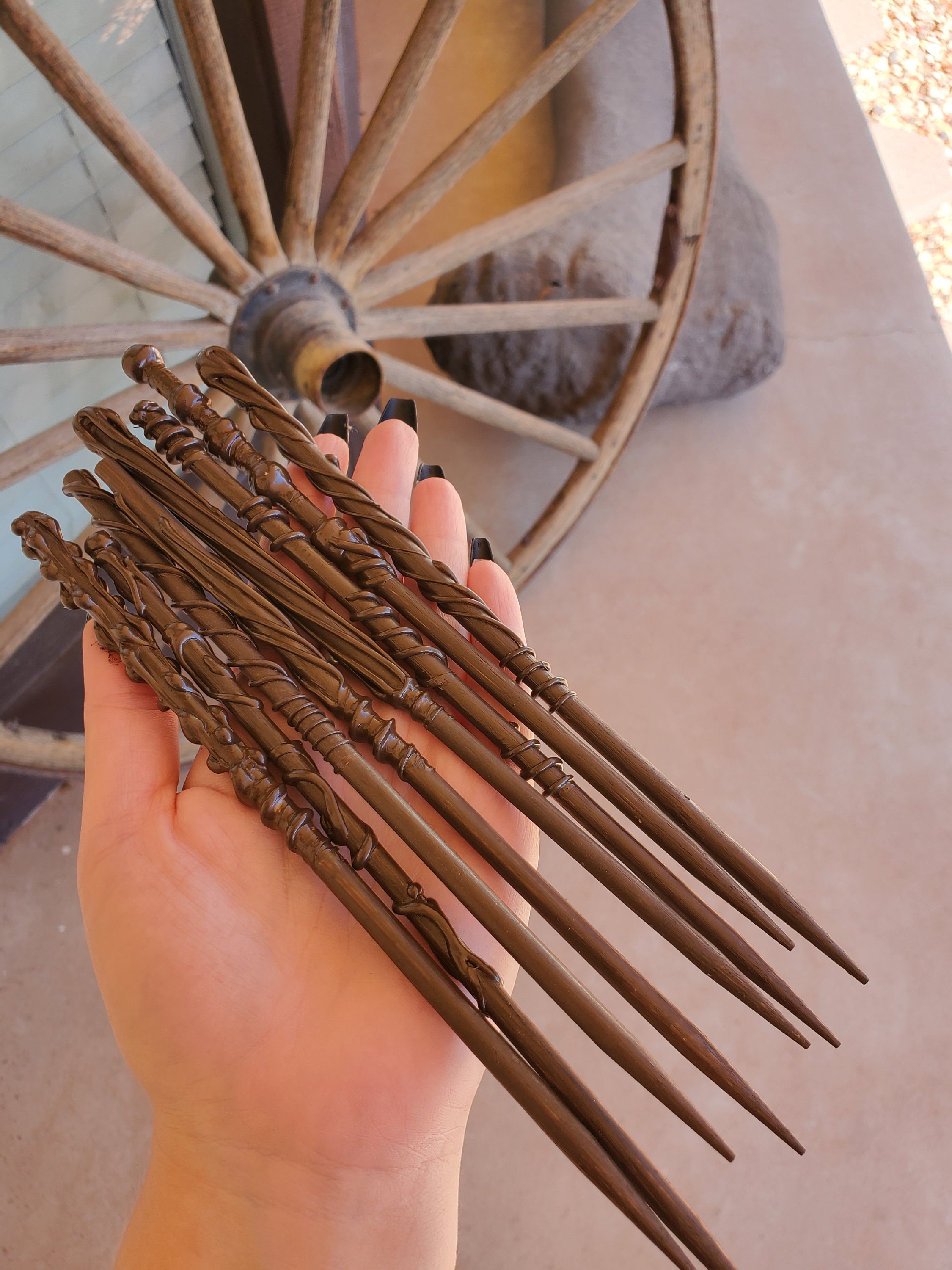 Wizard Wands Magic Wands Brown Wands - Etsy