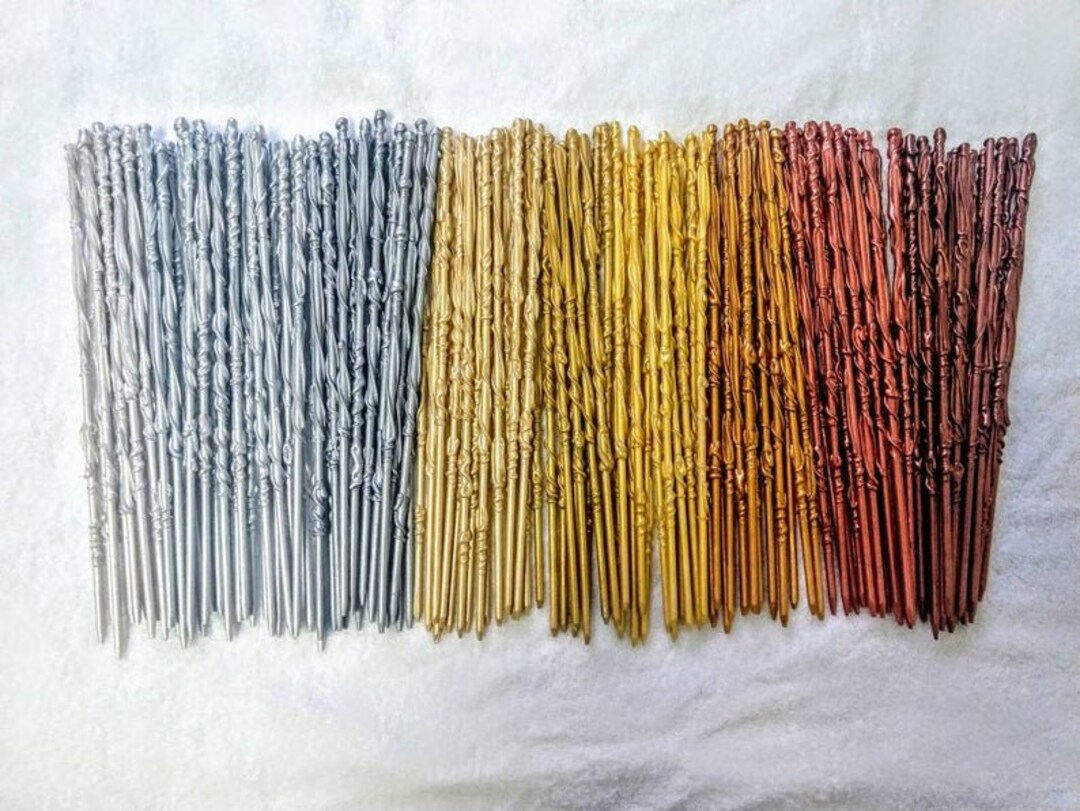 Wizard Wands Magic Wands Metallic Wands - Etsy