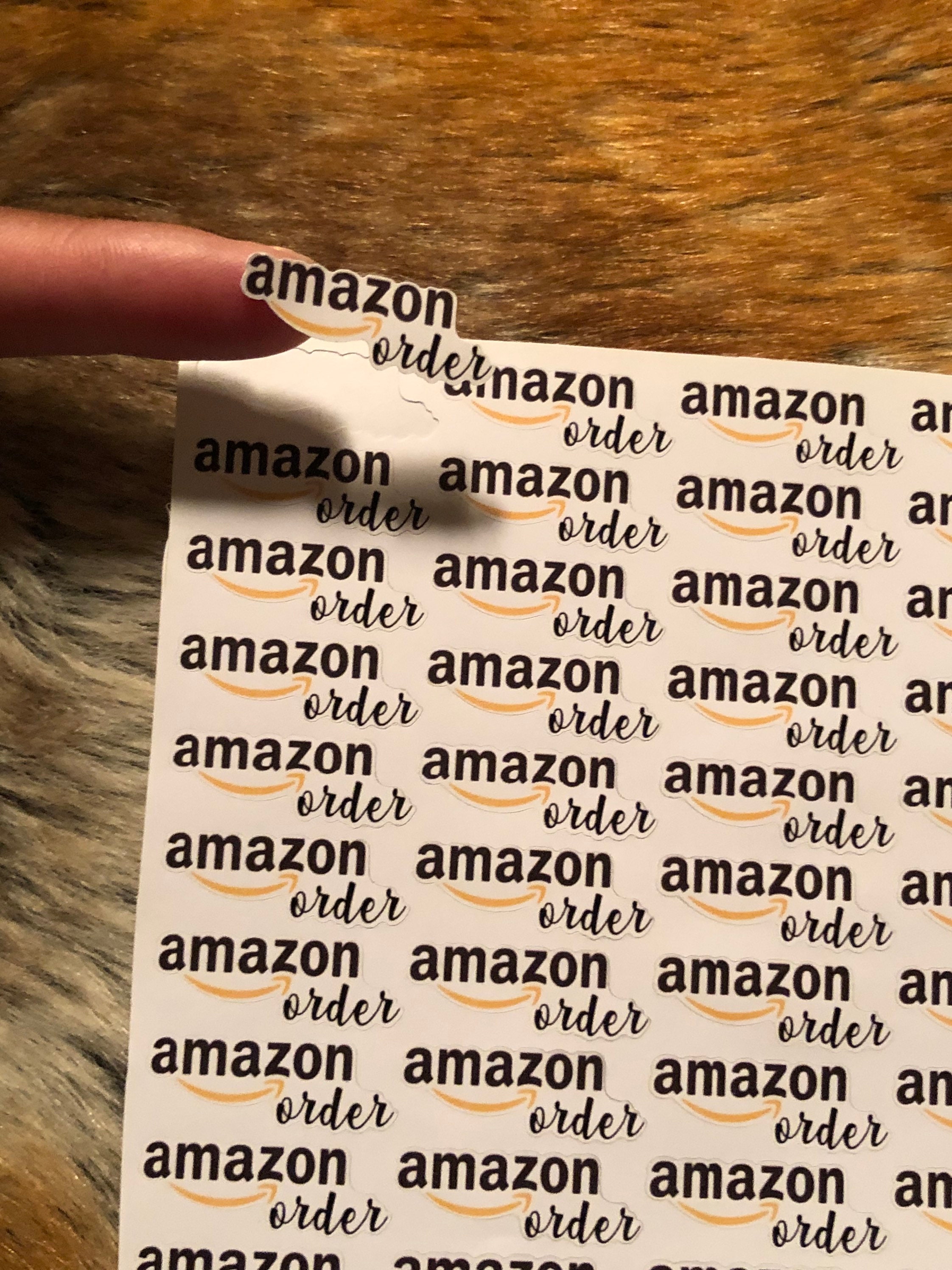 Order placed amazon stickers 60 stickers | Etsy