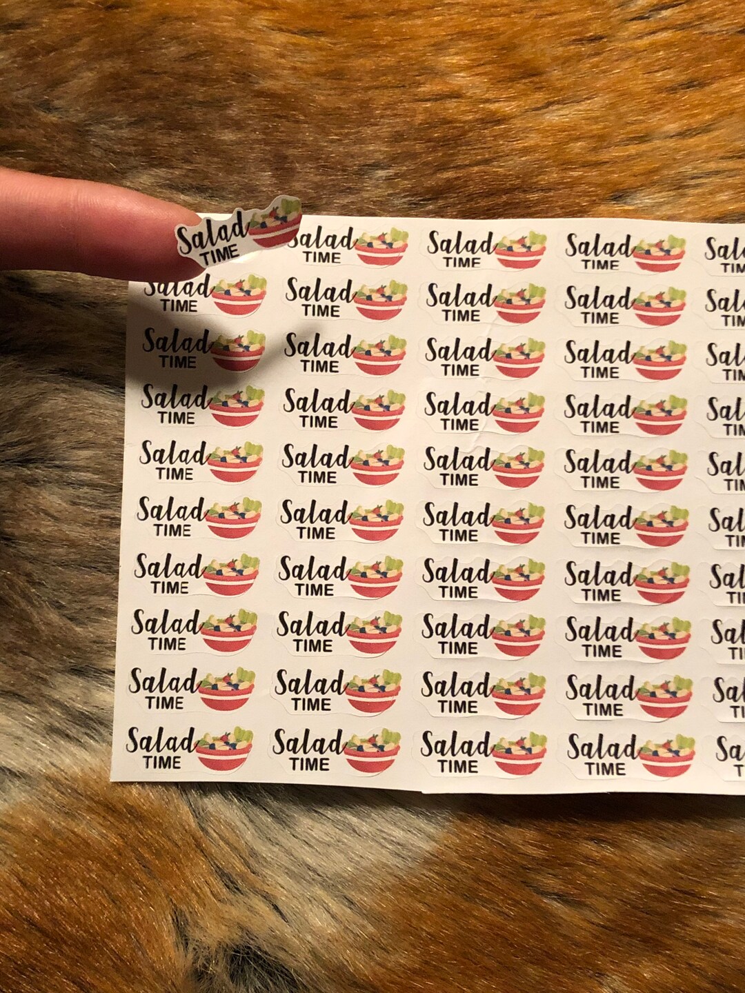 Salad Time Planner Stickers 60 Stickers - Etsy