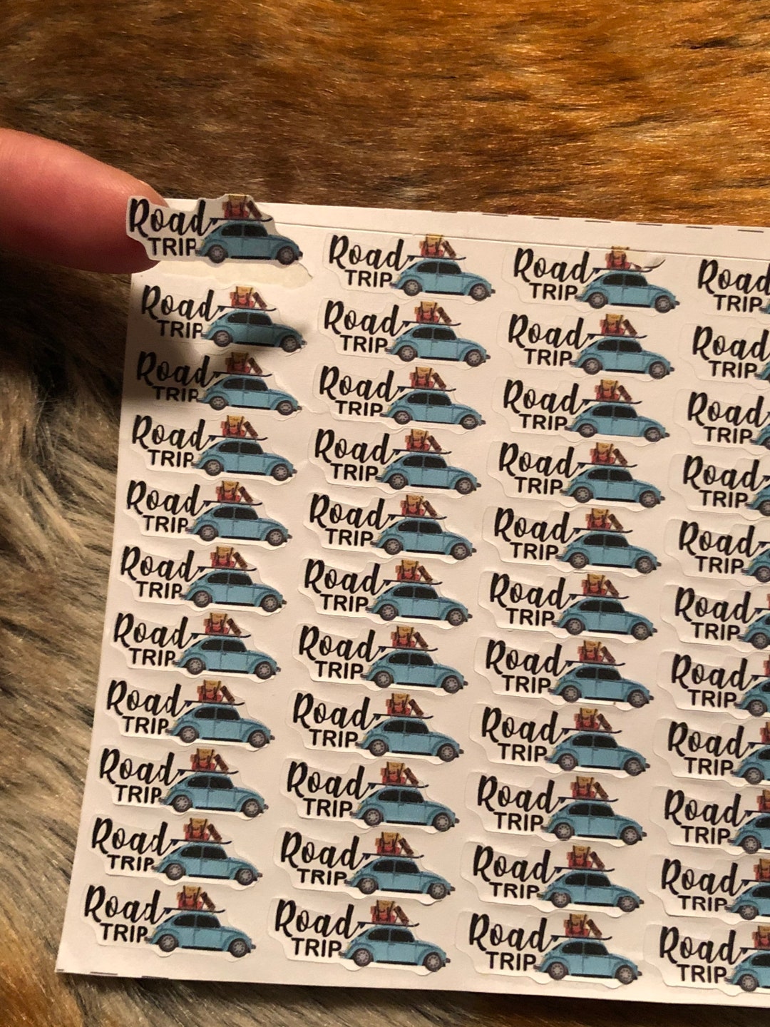 Road Trip Planner Stickers -60 Stickers - Etsy
