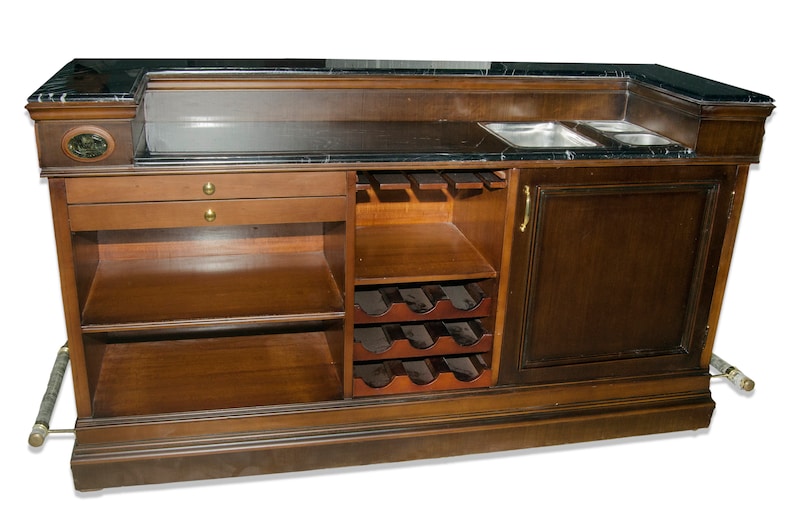 Antique-style Home Bar With Classic Arches – Bar WNL35U - Etsy