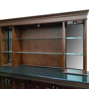 Contemporary Walnut Bar With Overhang – WNL123 - Etsy