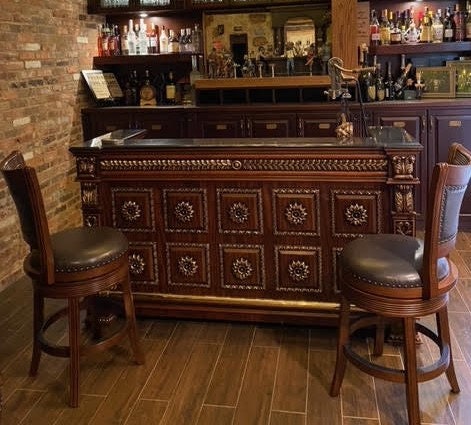 Neoclassical Home Bar With a Golden Touch - Bar WNL105 - Etsy