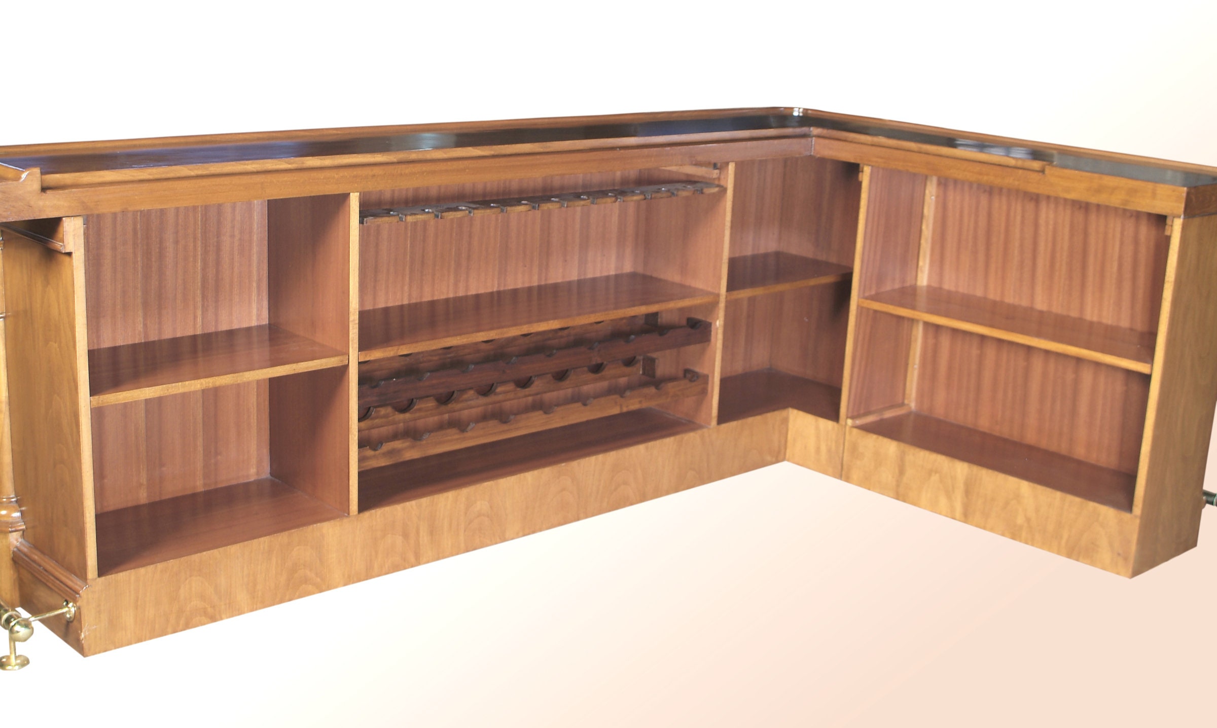 10ft Beechwood Cocktail Bar With Marble Top - Home and Commercial Bars ...