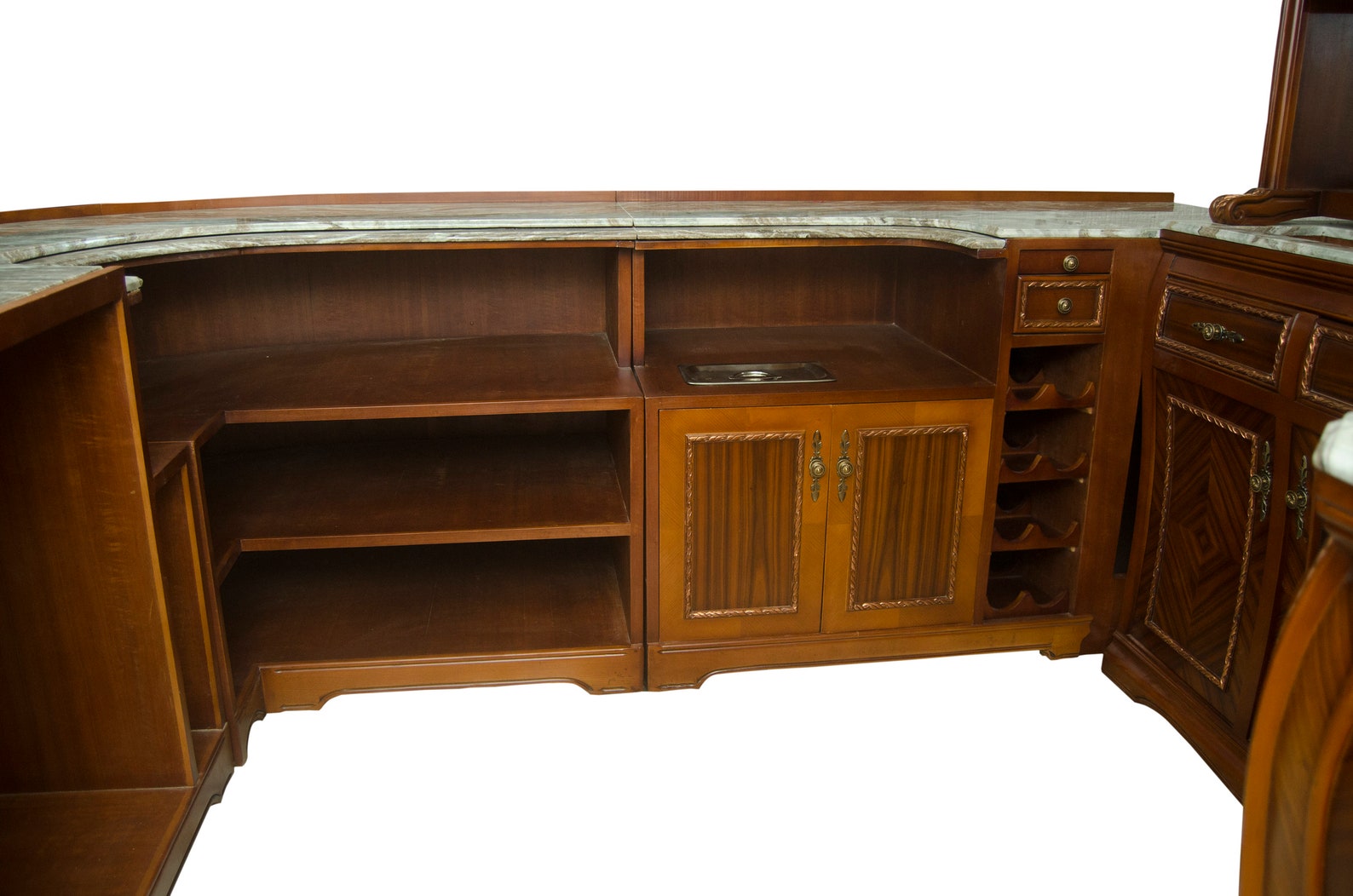 Old Europe-style Corner Bar Set With Golden Touches – WNL121 - Etsy