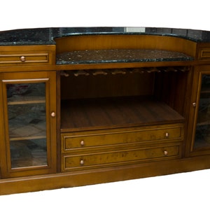 Italian Marble Top Bar Counter and Console – Bar WNL120 - Etsy