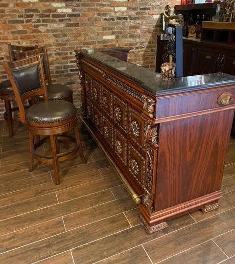 Neoclassical Home Bar With a Golden Touch - Bar WNL105 - Etsy