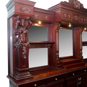 Western-style Custom Mahogany Saloon Pub Bar – WNL53 - Etsy