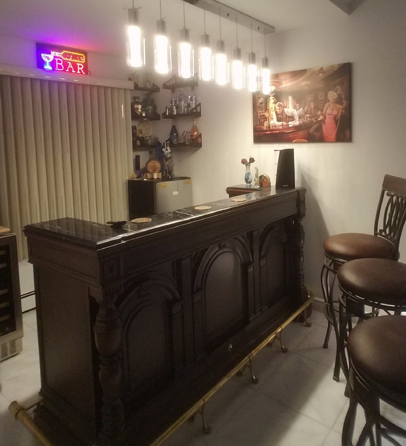 Antique-style Home Bar With Classic Arches – Bar WNL35U - Etsy