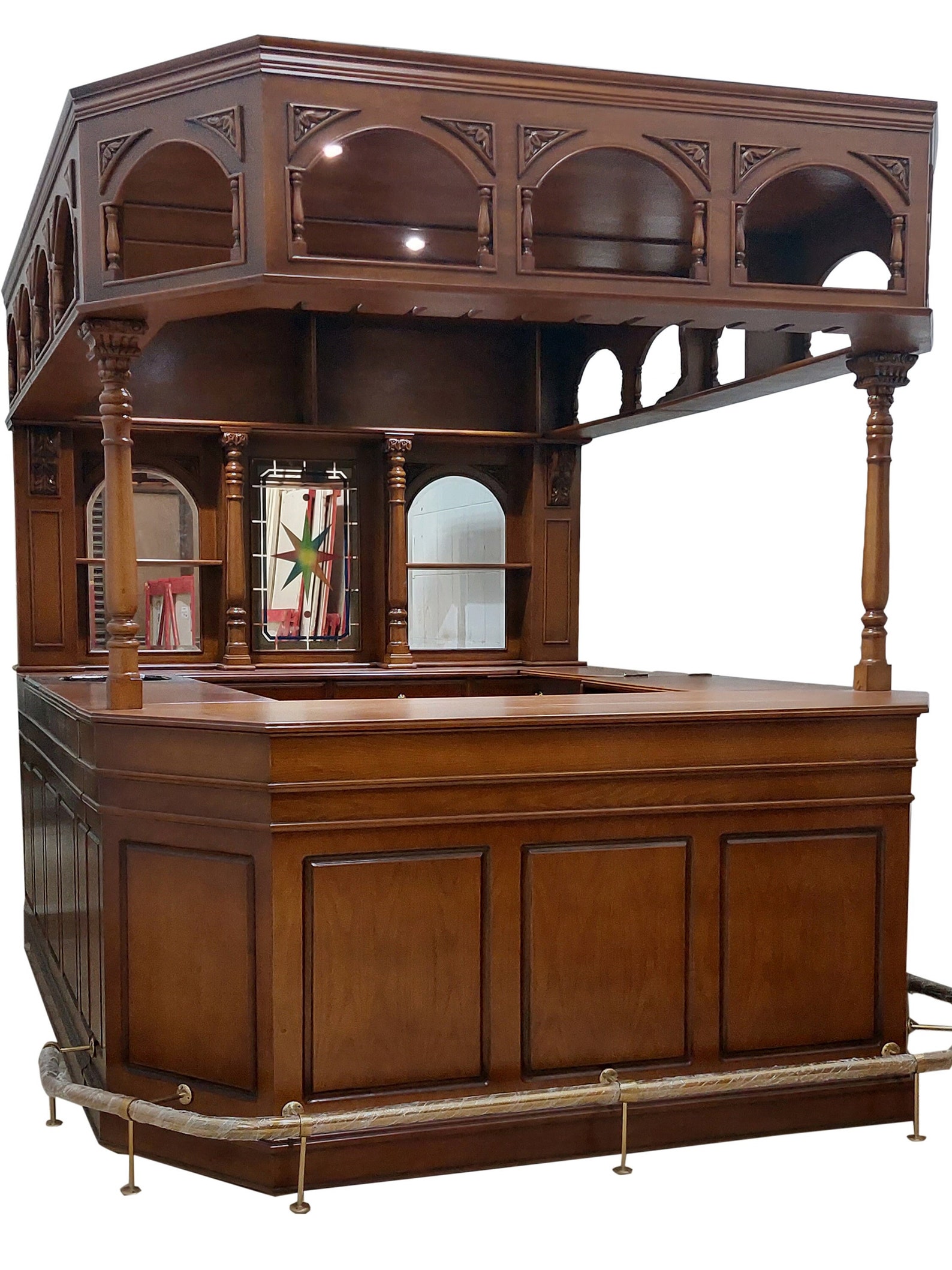 Small English Pub Bar With Canopy & Sink – Bar WNL151 - Etsy
