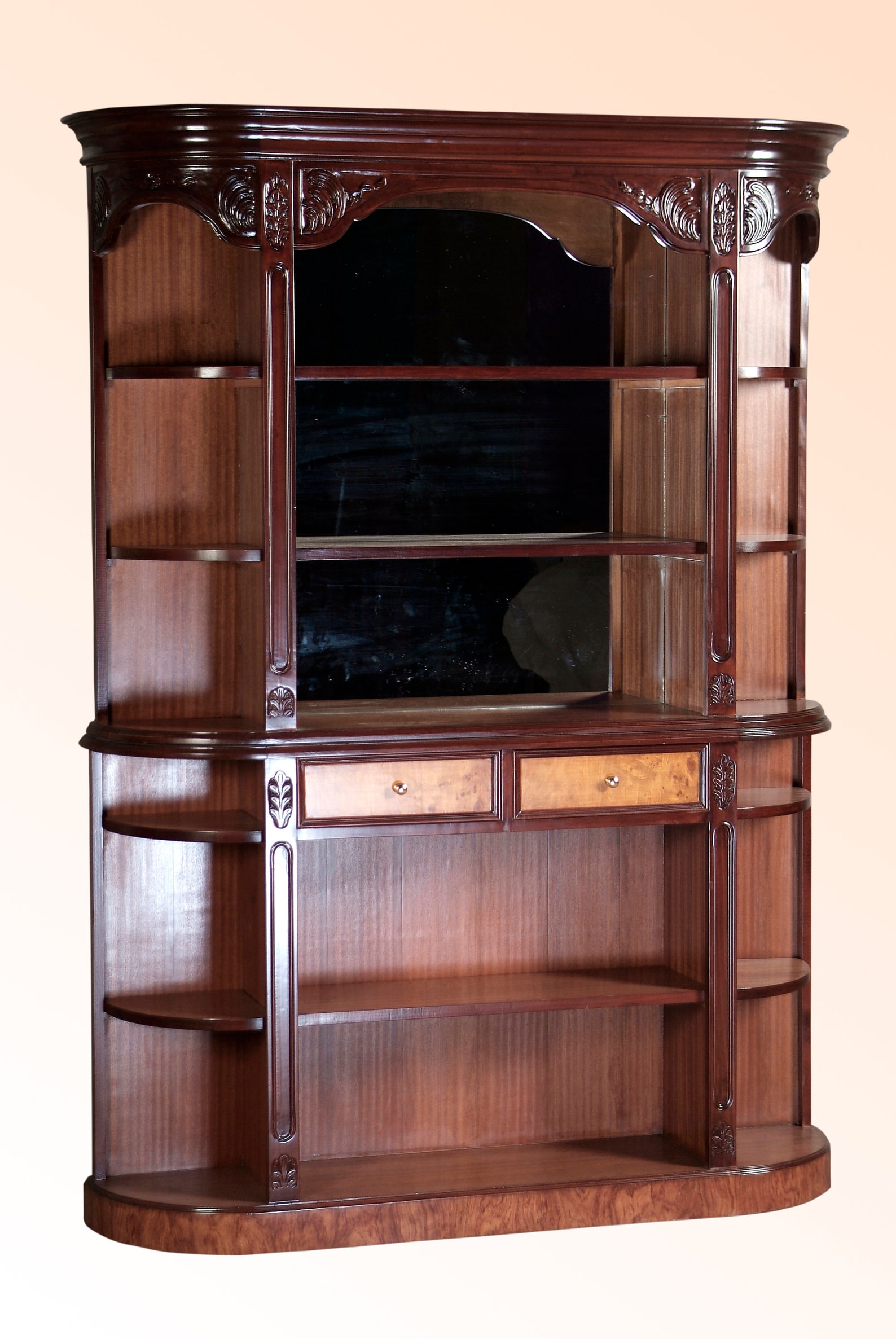 5.5ft Italian Canopy Beechwood Home Cocktail Bar - Basement Bar - Bar ...