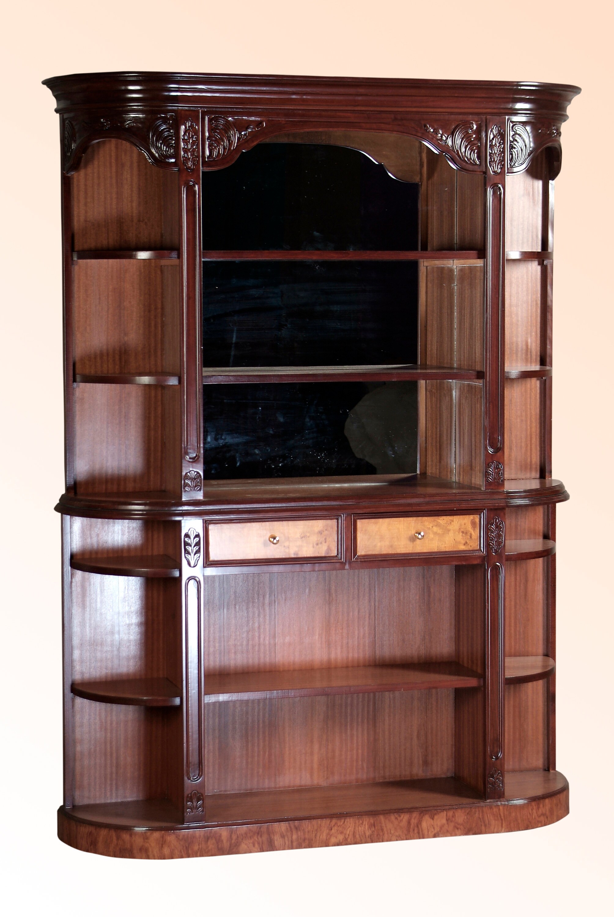 5.5ft Italian Canopy Beechwood Home Cocktail Bar - Basement Bar - Bar ...