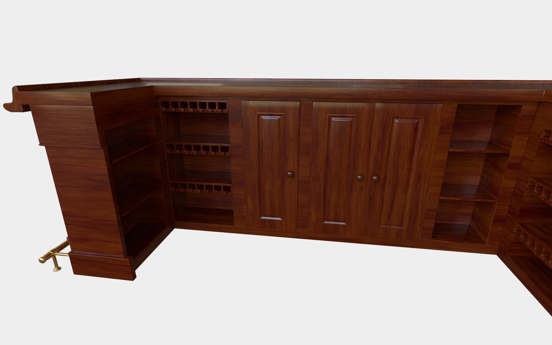 Metropolitan Style L-shape Brunswick Bar – Bar WNL166 - Etsy