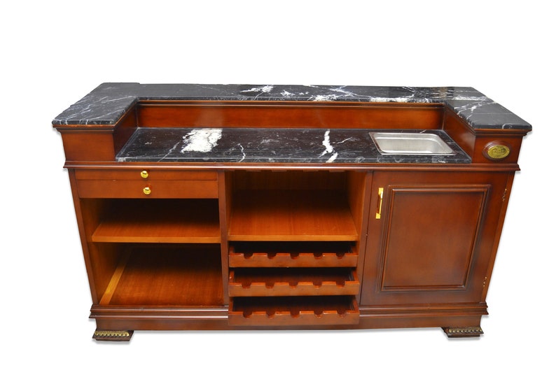 Neoclassical Home Bar With a Golden Touch - Bar WNL105 - Etsy