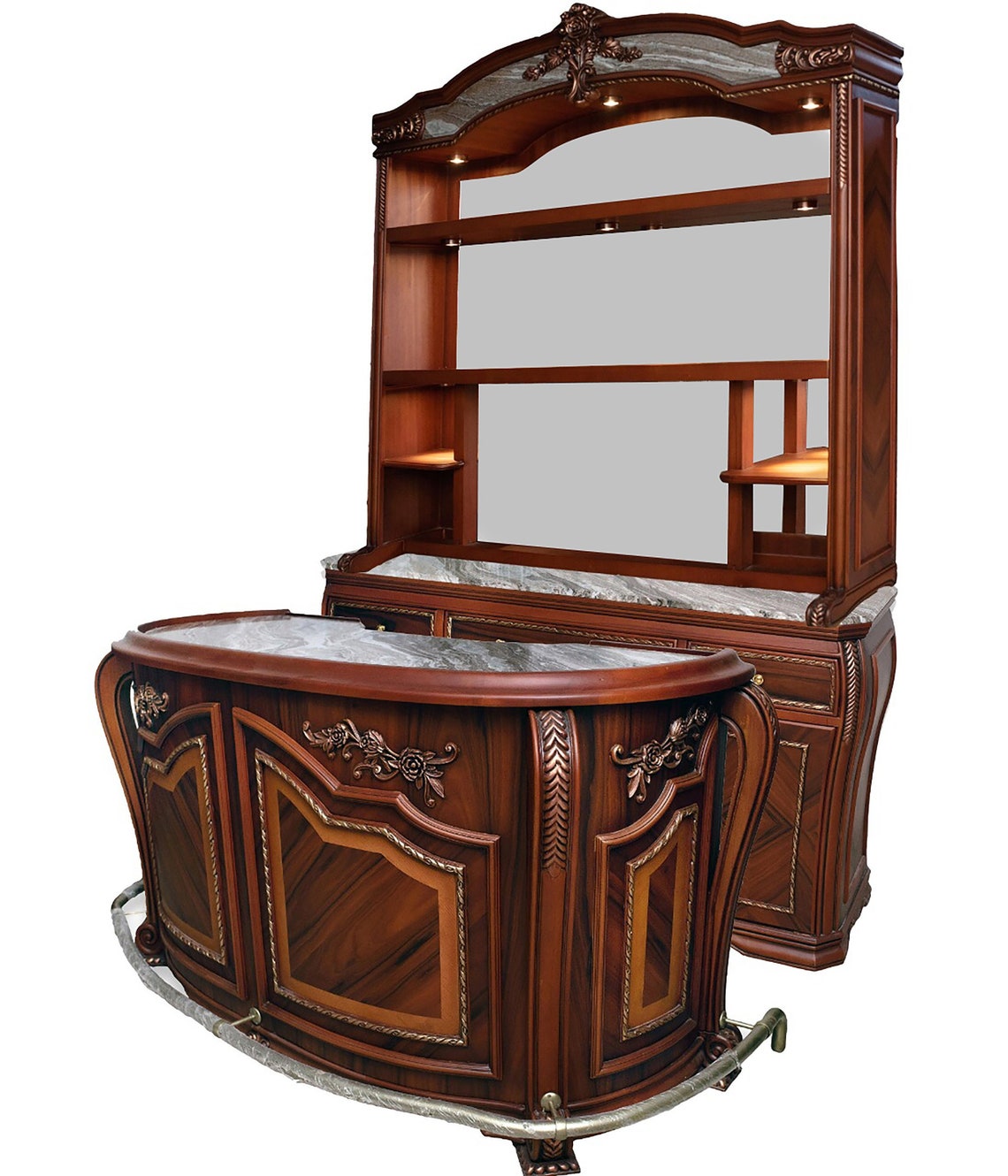 Warm Spanish Style Home Bar Set Bar WNL107 - Etsy