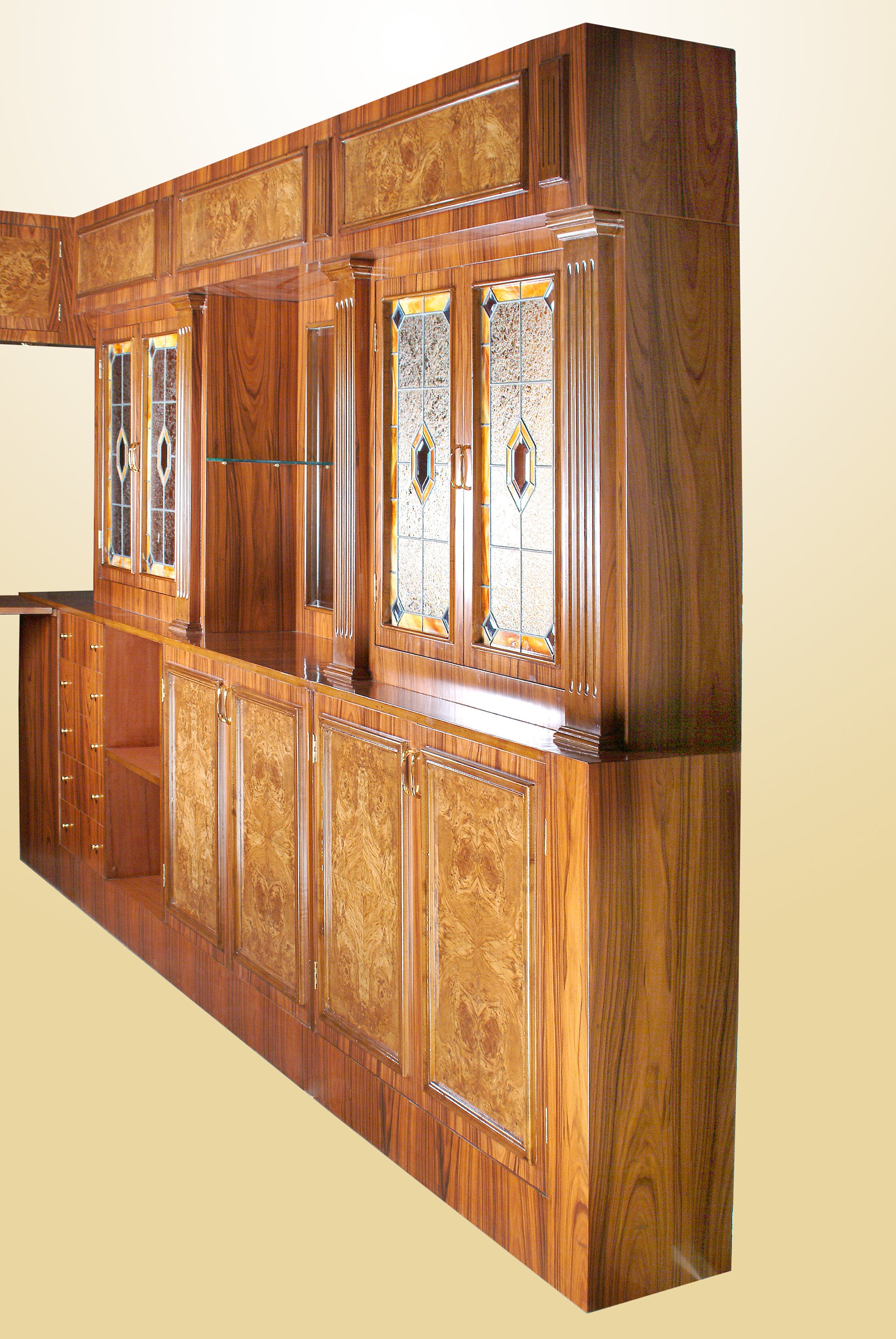 14ft Rosewood English Pub Bar With Brass Footrest - Bar 272BA - Etsy