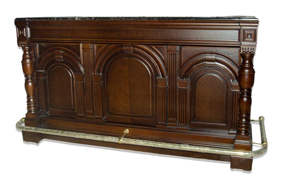 Antique-style Home Bar With Classic Arches – Bar WNL35U - Etsy