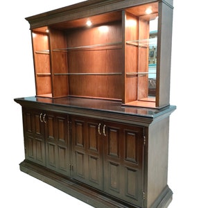 Contemporary Walnut Bar With Overhang – WNL123 - Etsy