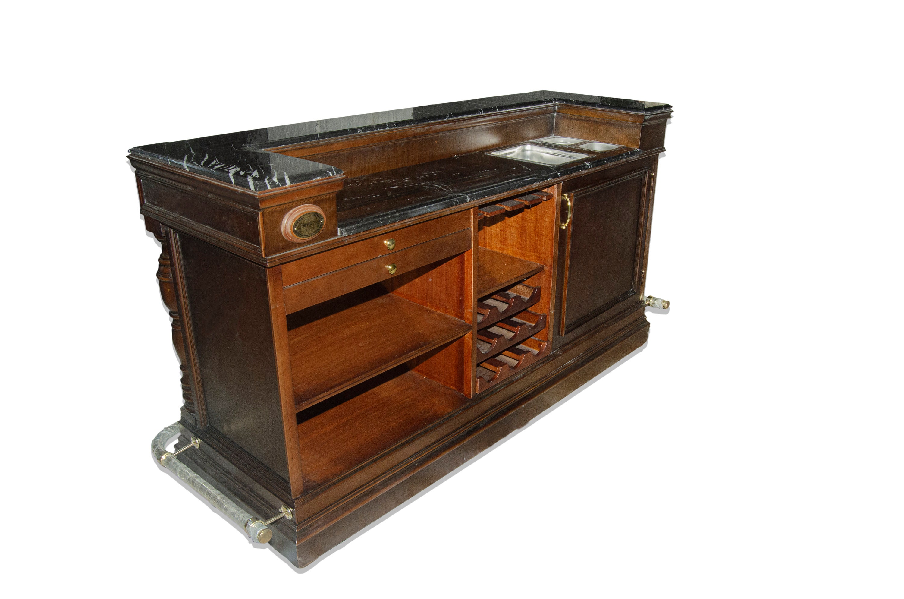 Antique-style Home Bar With Classic Arches – Bar WNL35U - Etsy