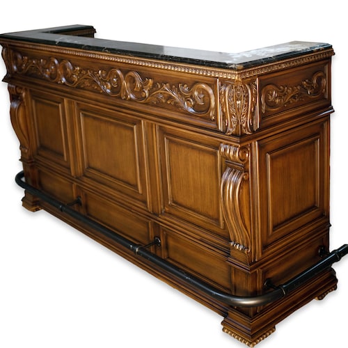 Casual Traditional Home Bar With Classic Features Bar WNL36U - Etsy