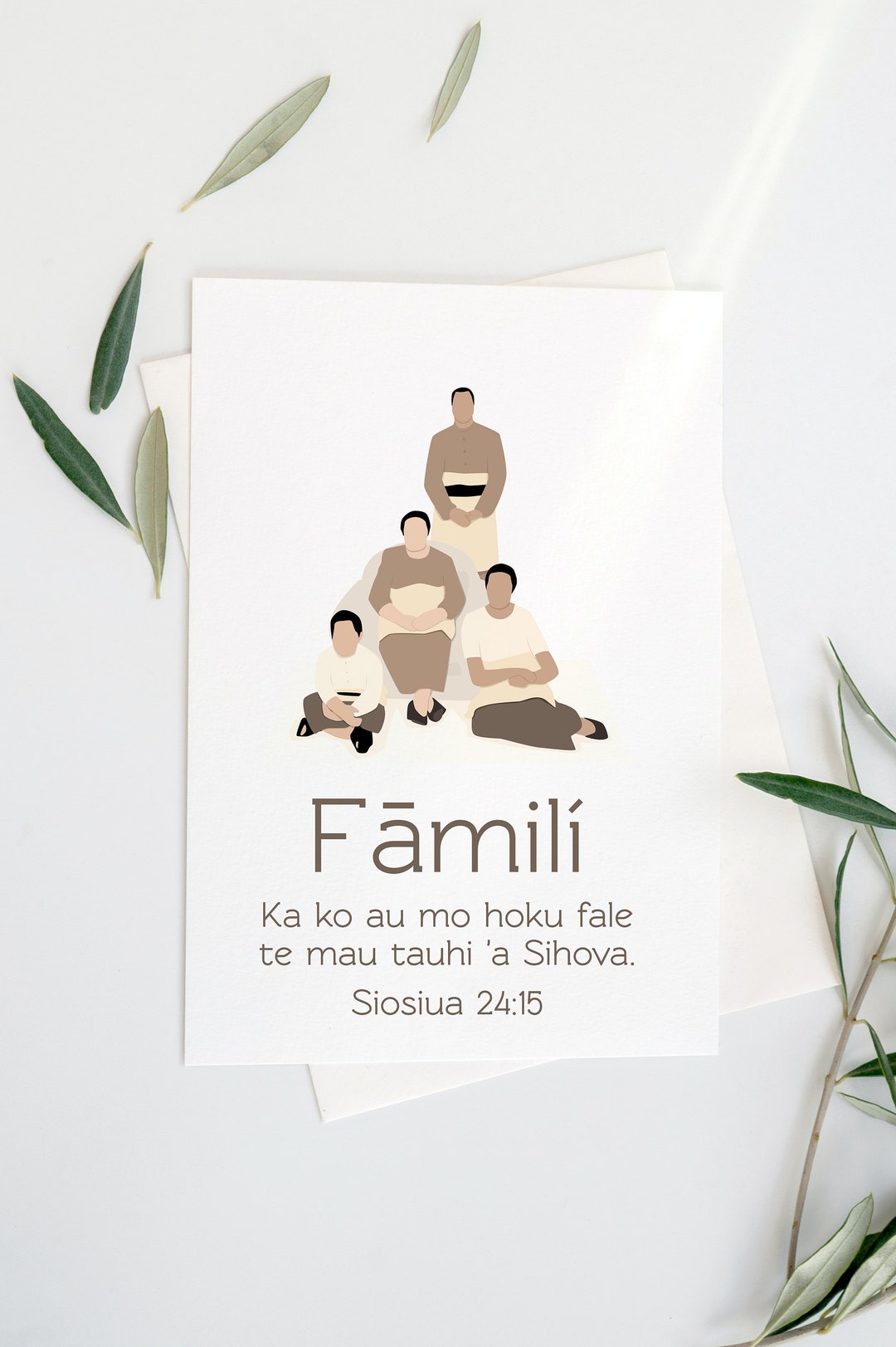 Tongan Family INSTANT DOWNLOAD Bible Verse Famili Digital - Etsy Australia